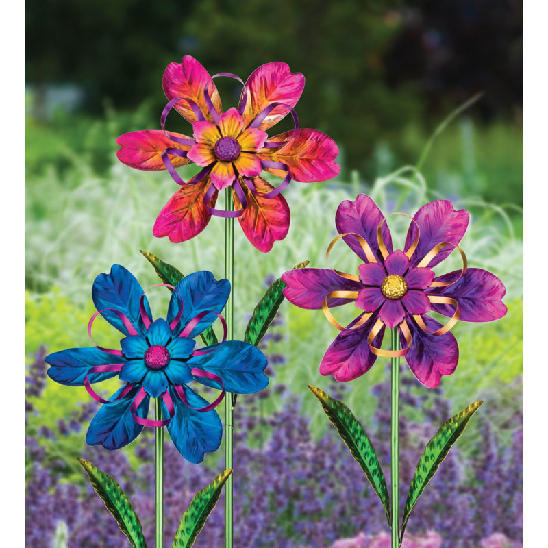 Regal Art & Gift Ribbon Flower Spinner Stake "& Reviews" | Wayfair