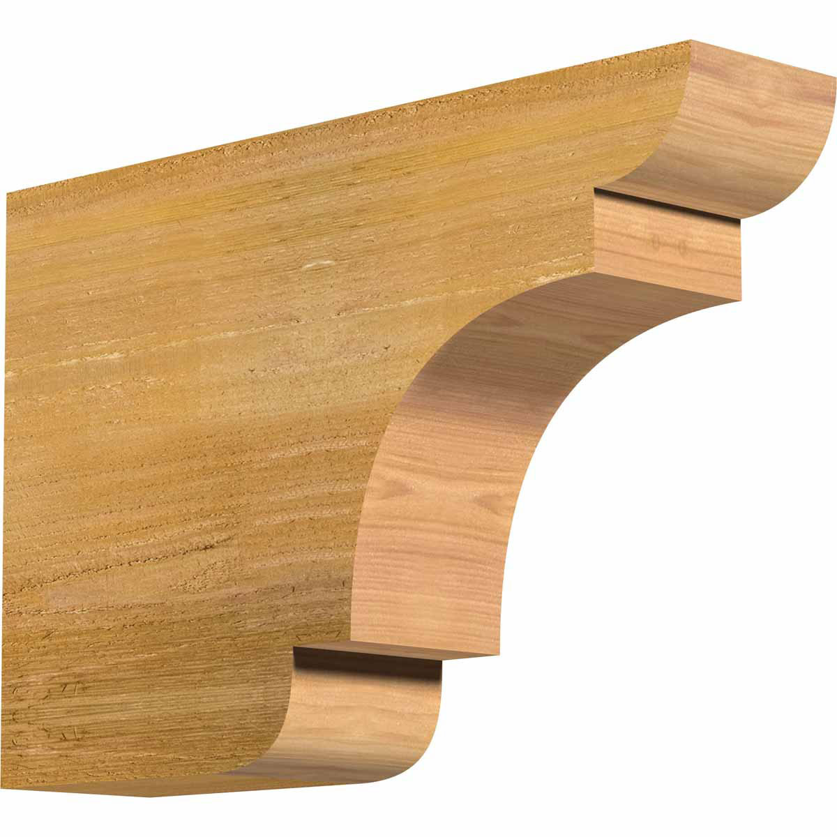 Ekena Millwork New Brighton Rough Sawn Rafter Tail | Wayfair