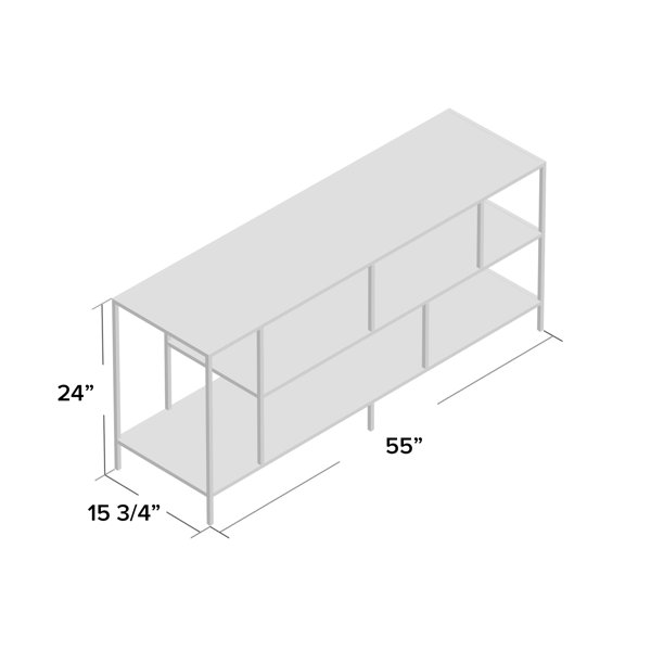 AllModern Level TV Stand for TVs up to 60" & Reviews | Wayfair