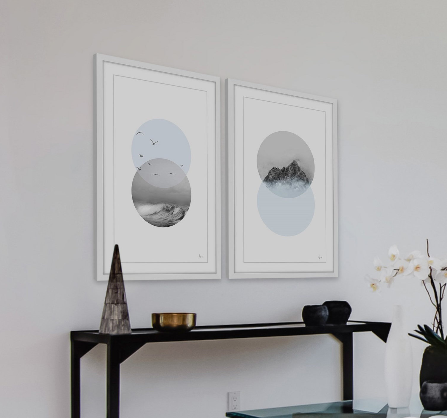 Brayden Studio Interchangeable Diptych by Eyre Tarney - 2 Piece Picture ...