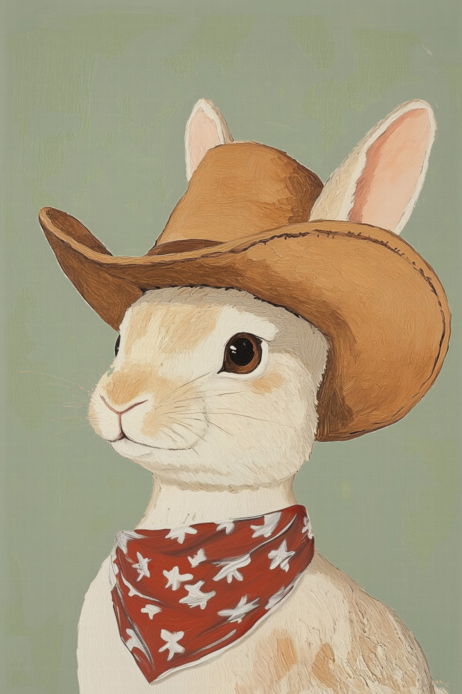 Happy Larry Cowboy Rabbit | Wayfair.co.uk