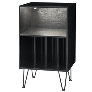 Wade Logan® Audio Rack with 3-Color LED RGB Light "& Reviews" | Wayfair