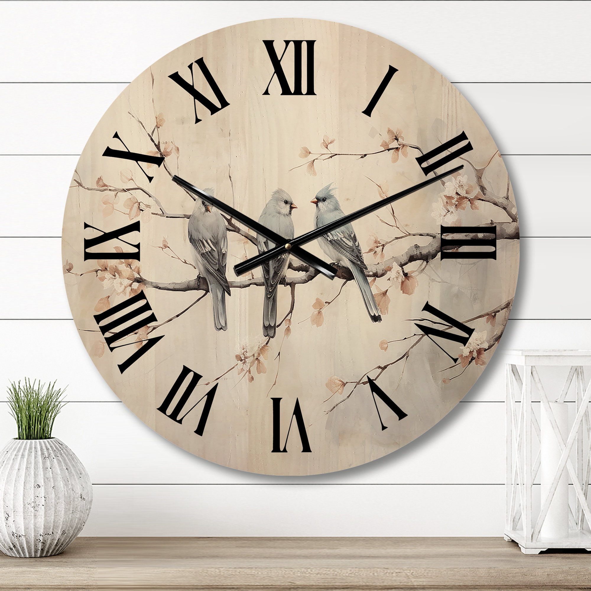 East Urban Home Yasna Solid Wood Wall Clock - Wayfair Canada