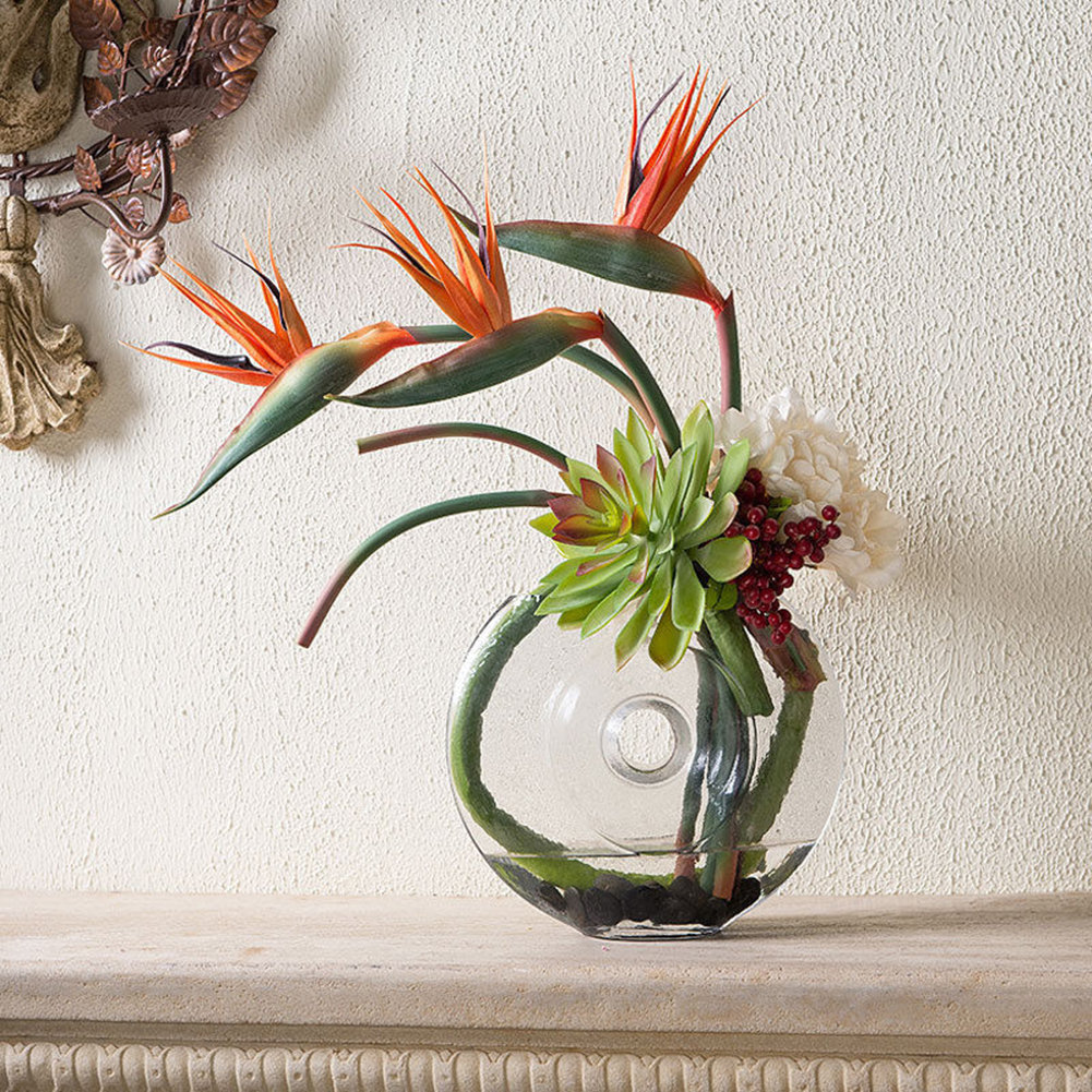 Wrought Studio™ Katoya Bird of Paradise Arrangement | Wayfair