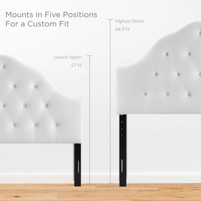 Modway Sovereign Diamond Tufted Performance Velvet Headboard by Modway ...