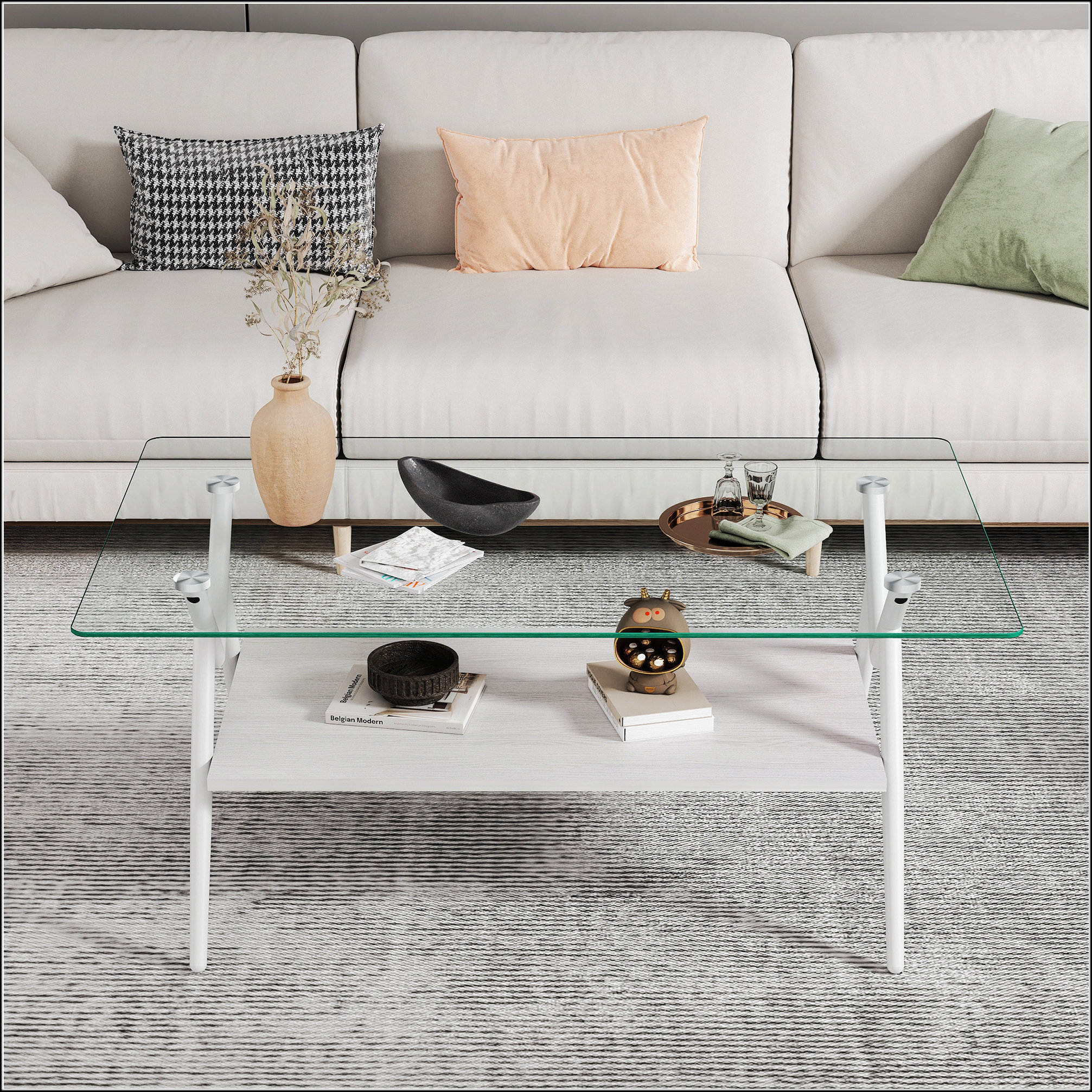Ivy Bronx Coffee Table And End Tables Set Of 3 | Wayfair
