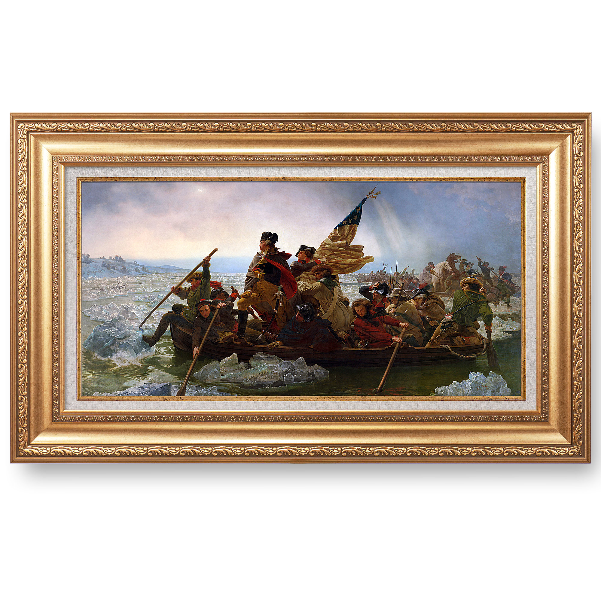 Alcott Hill® Washington Crossing The Delaware 1851 The World Classic ...