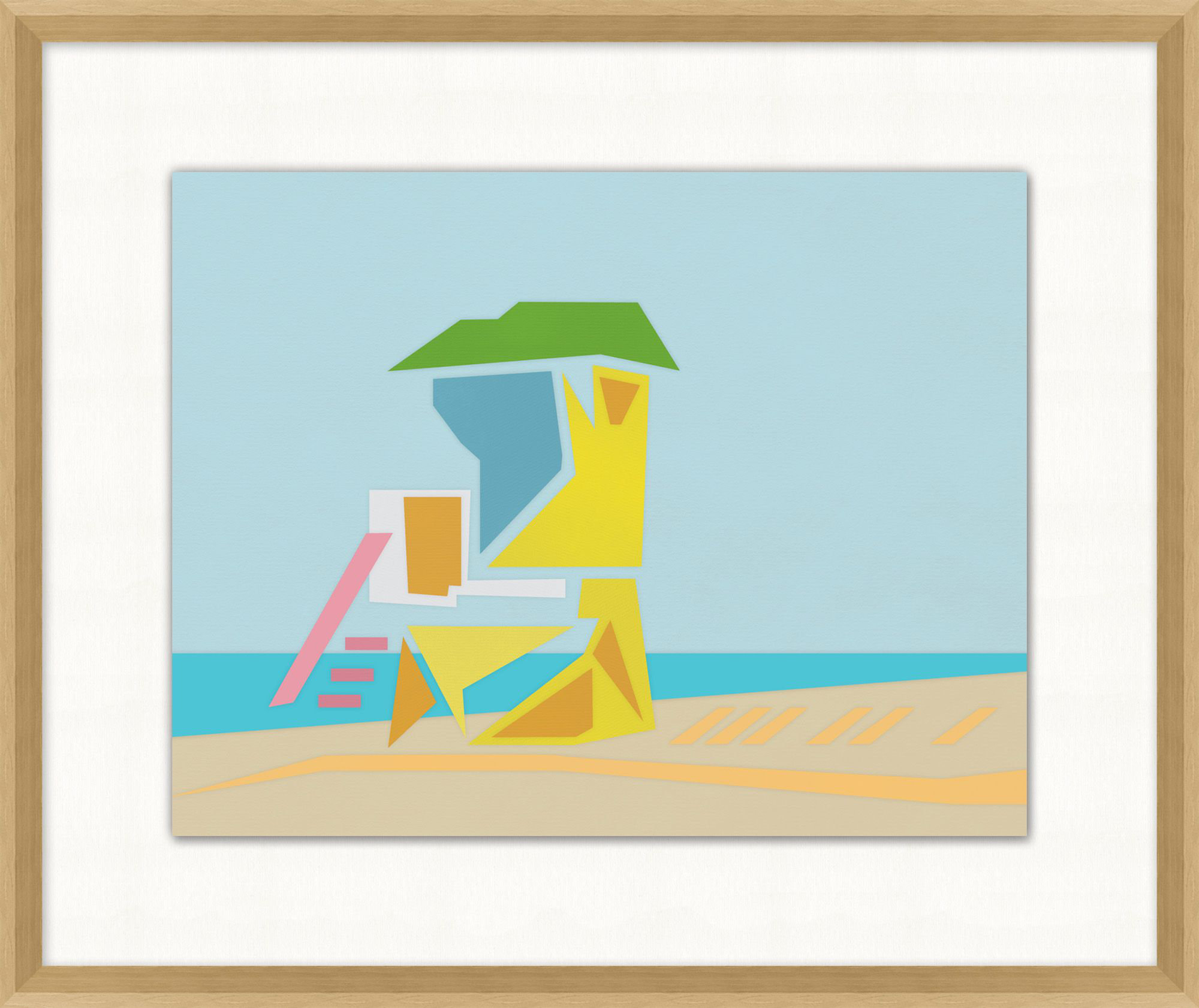Wendover Art Group Lifeguard Stand Collage Bright 1 - Wayfair Canada