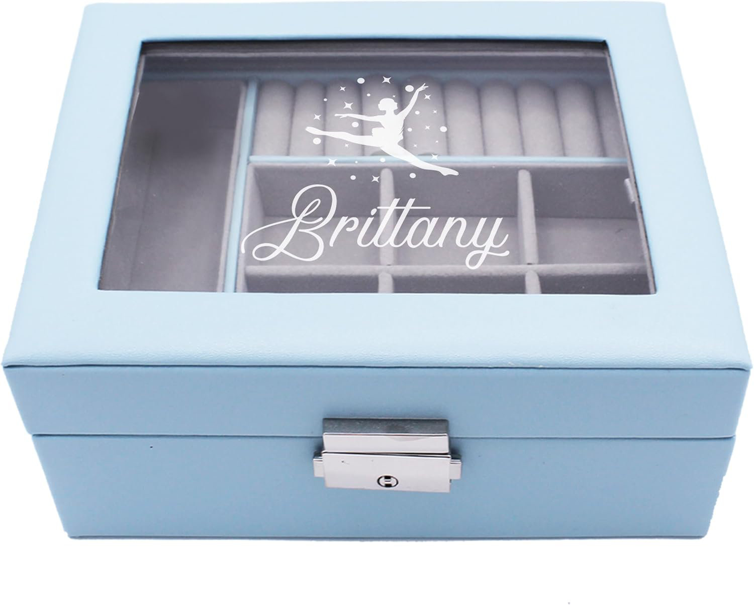 Red Barrel Studio Personalised Travel Jewellery Box With Glass Top ...