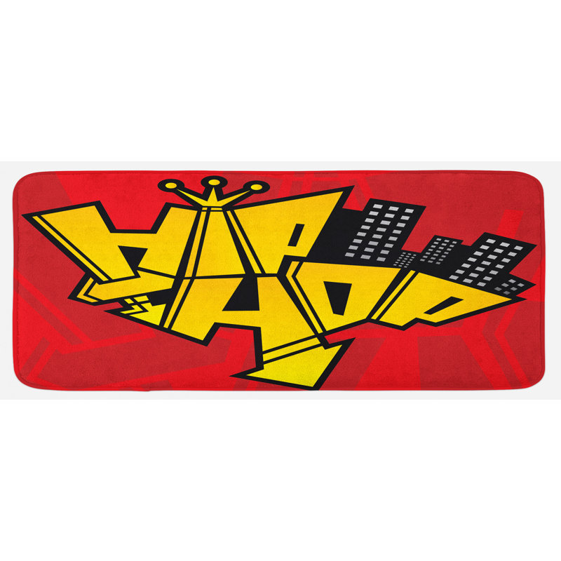 East Urban Home Hip Hop Kitchen Mat - Wayfair Canada