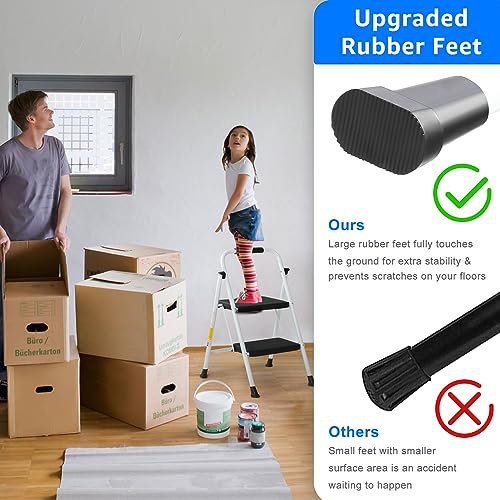 WFX Utility™ 2 - Step Steel Step Ladder & Reviews | Wayfair