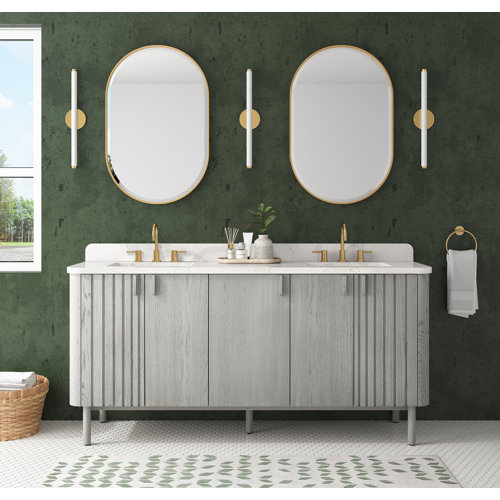 Avanity Blakely 72'' Double Bathroom Vanity Base Only | Wayfair