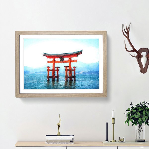 East Urban Home Itsukushima Shrine in Hiroshima Japan - Picture Frame ...