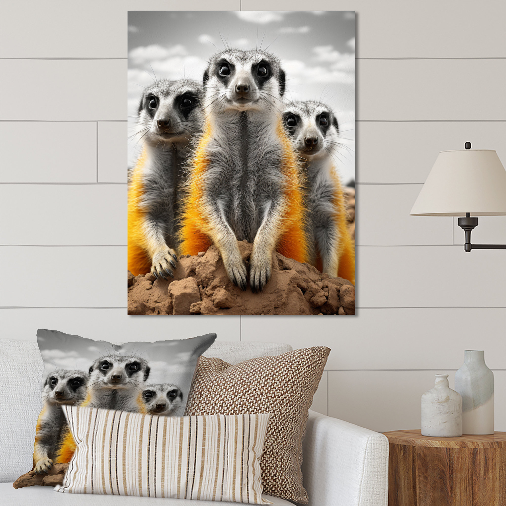 Red Barrel Studio Africa Meerkats Alertness - African Metal Wall Art ...