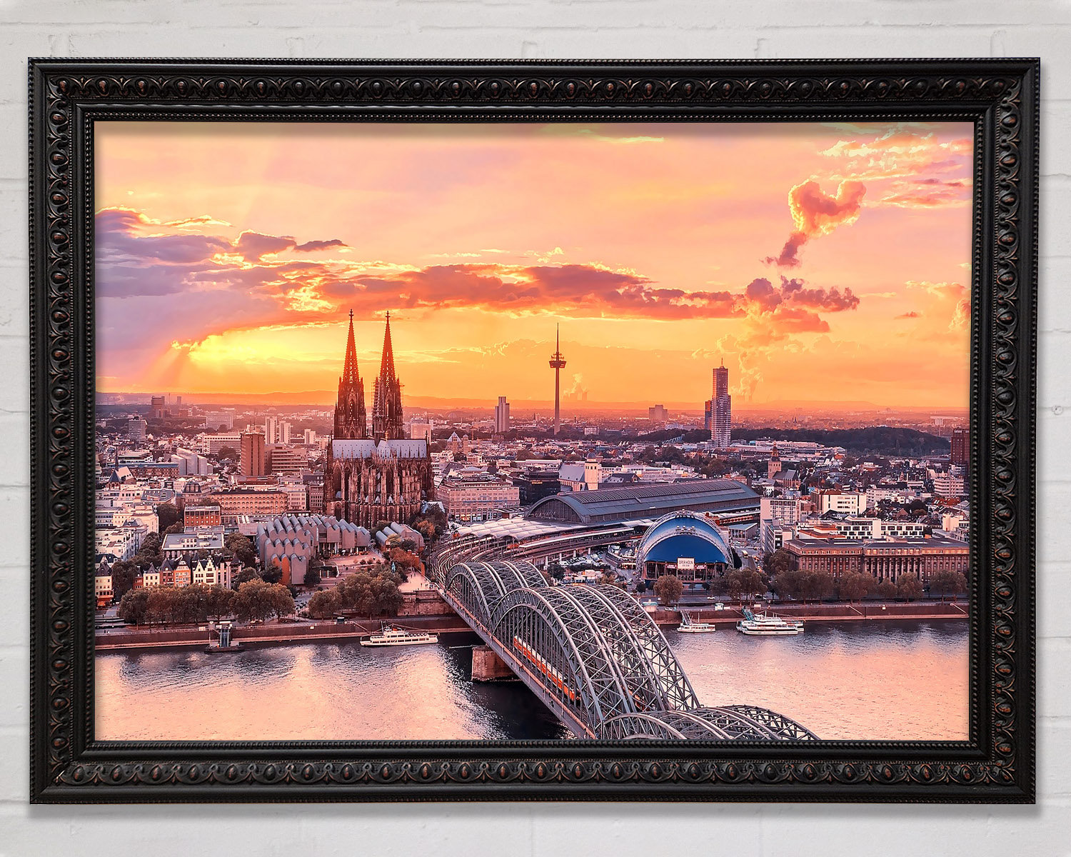 Ebern Designs Cologne City Framed Print | Wayfair.co.uk