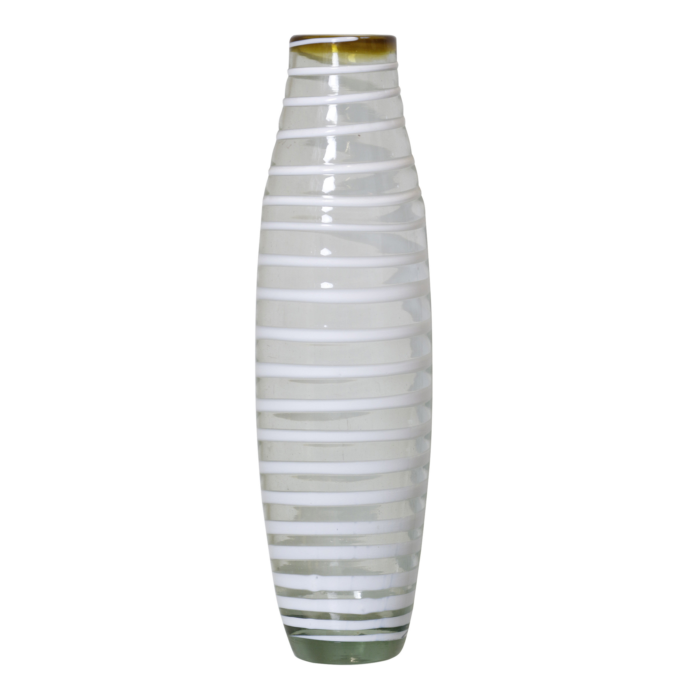 Ivy Bronx Selmon - Glass Drop Vase - 6" x 6" x 22" | Wayfair
