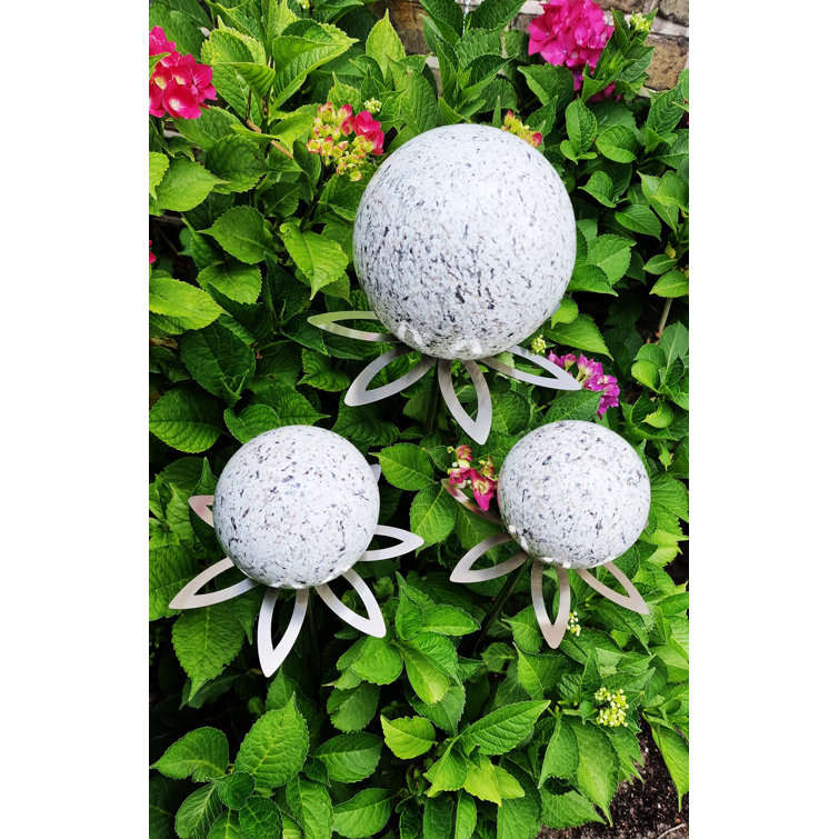 Dakota Fields Annelotte 3 Piece Gazing Ball Set | Wayfair.co.uk