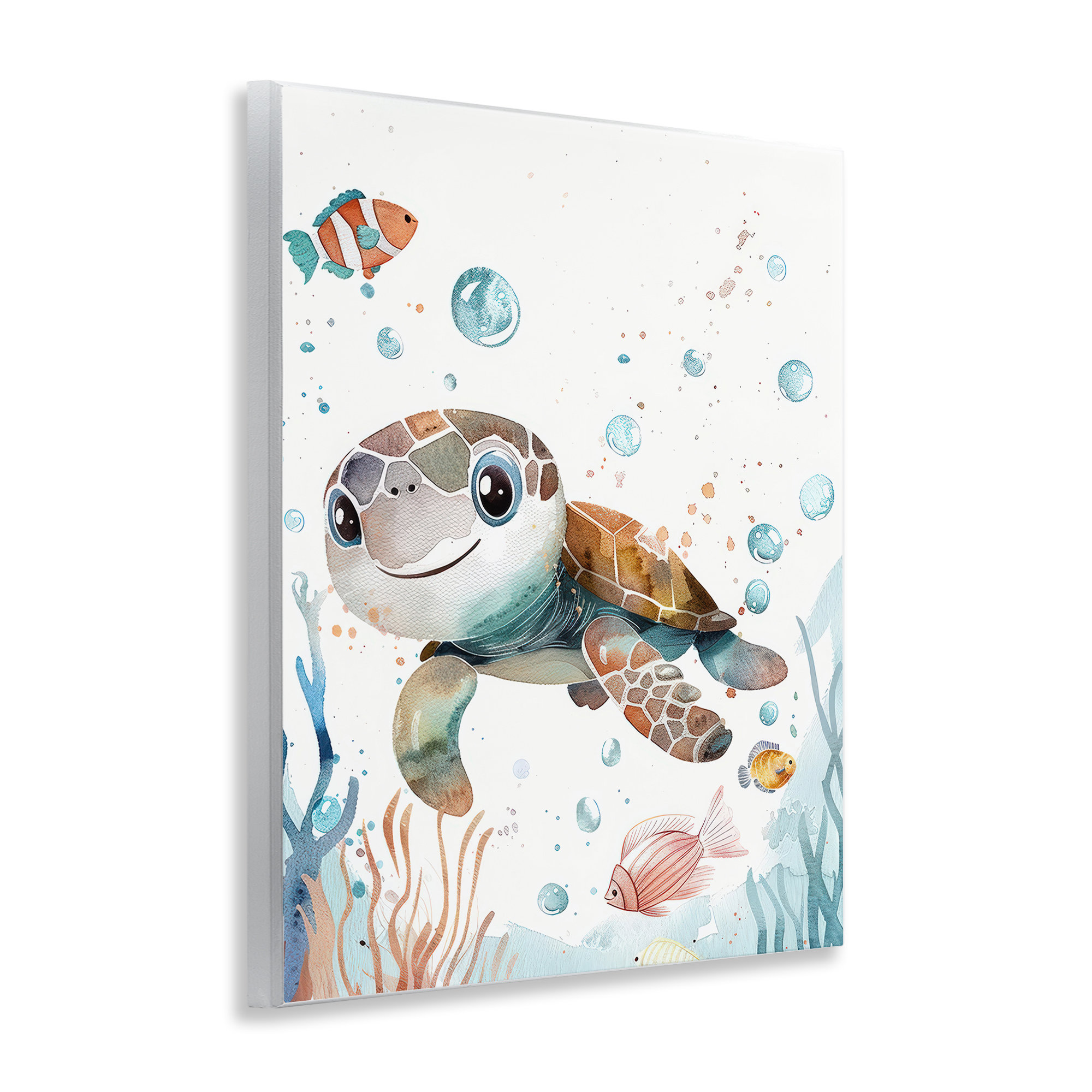 Sunside Sails Smiling Baby Turtle Wall Plaque Art by Franklyn Gregory ...