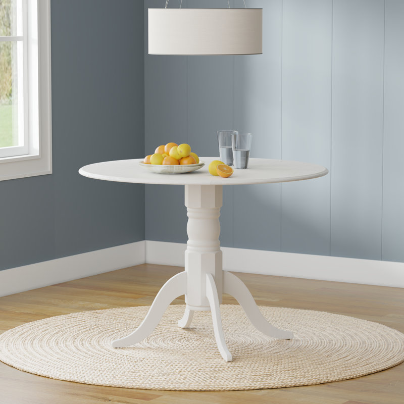 Laurel Foundry Modern Farmhouse Truman Extendable Round Solid Wood ...