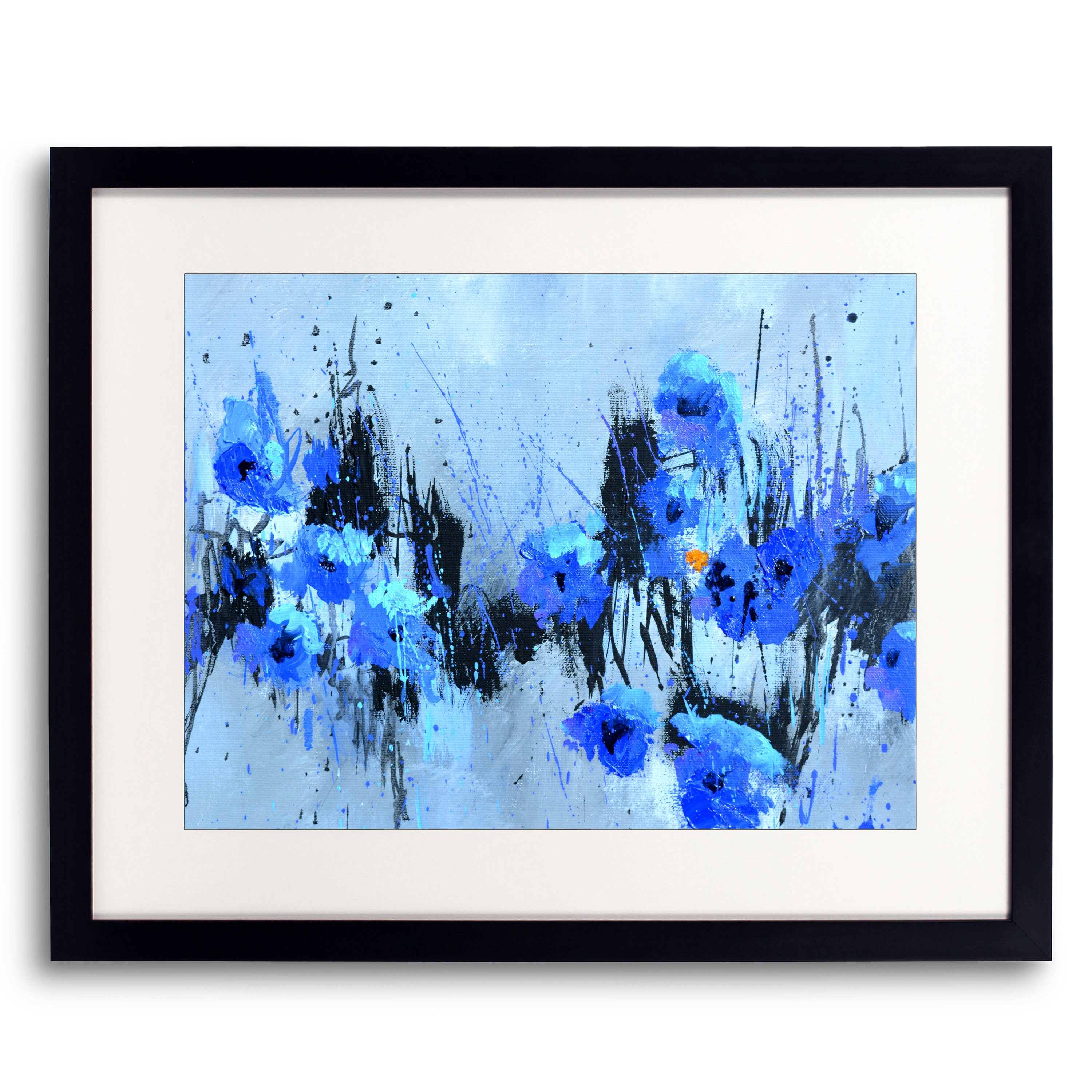 Made & Curated Vanishing Blue Poppies By Pol Ledent - Wayfair Canada