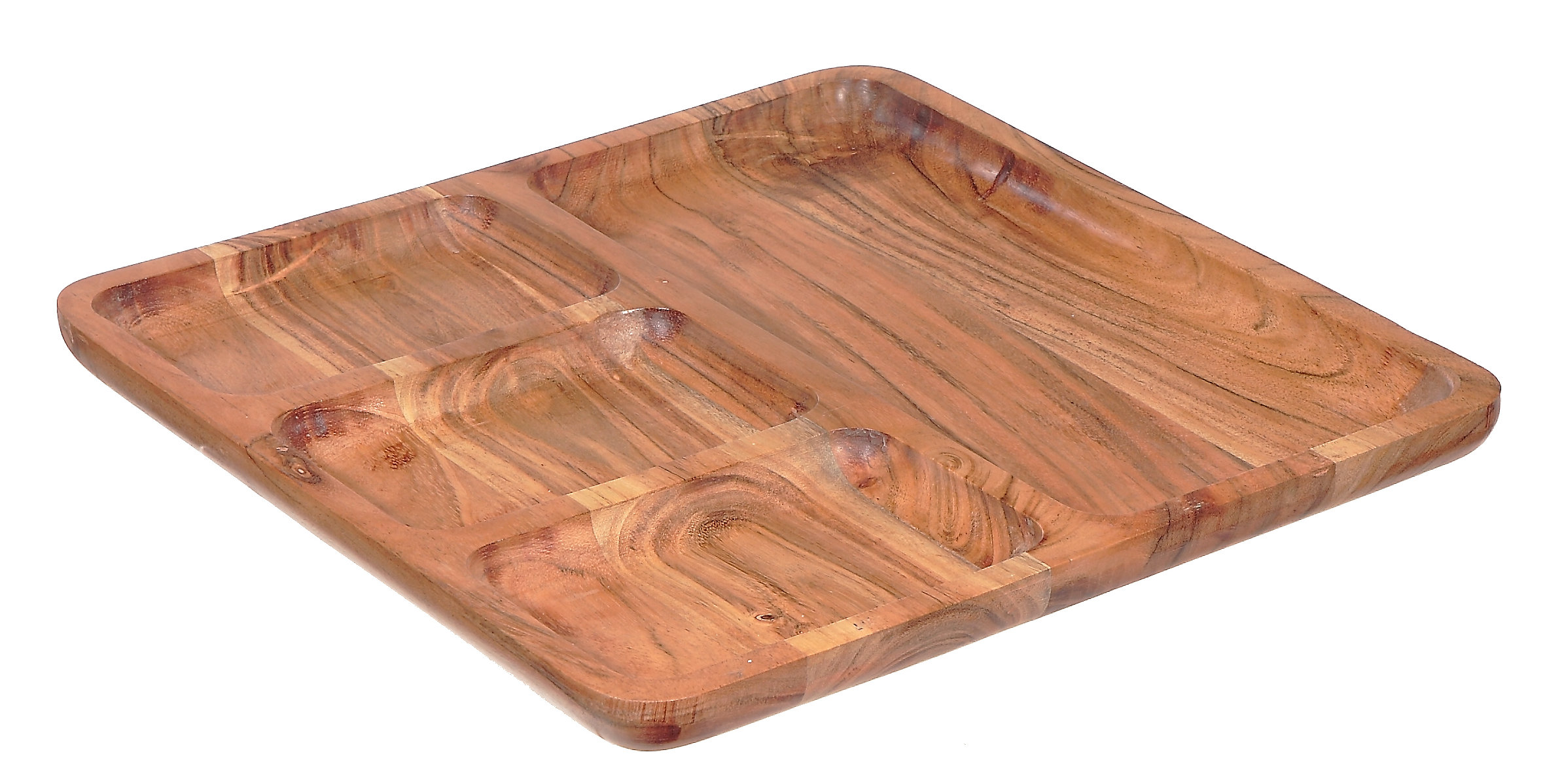 Red Barrel Studio® Zakrzewski 4 Section Square Divided Serving Dish ...