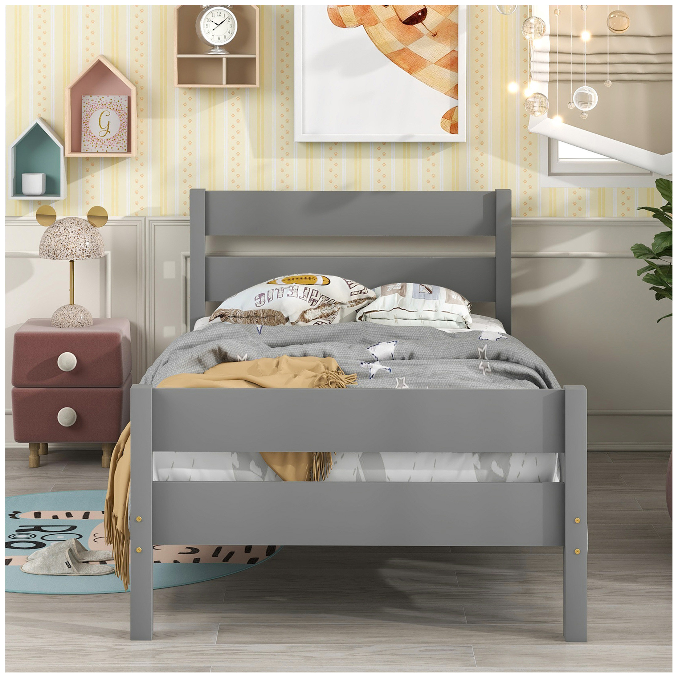 Ophelia & Co. Bed with Headboard and Footboard - Wayfair Canada