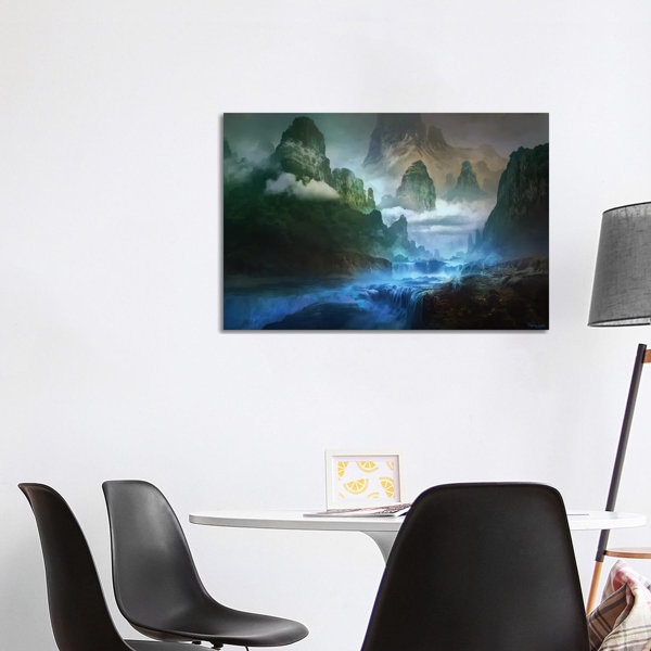 Alpen Home Blue River by Ferdinand Ladera - Wrapped Canvas Print ...