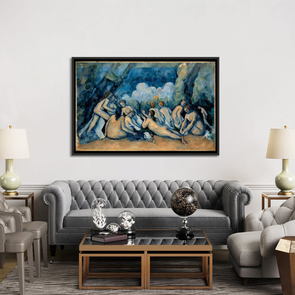 Vault W Artwork 'The Bathers' by Paul Cezanne Painting Print on Wrapped ...