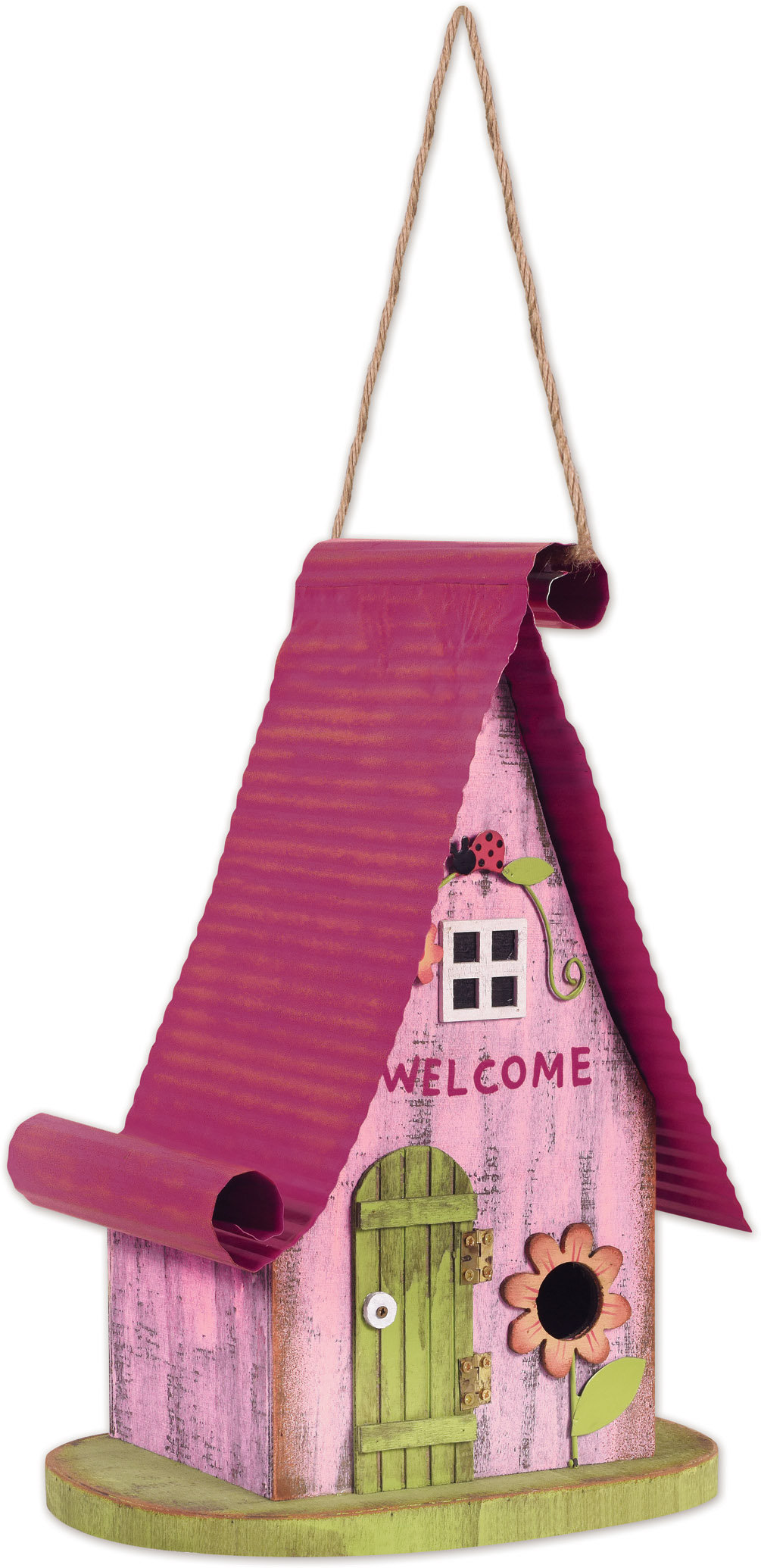August Grove® Pink Birdhouse & Reviews | Wayfair