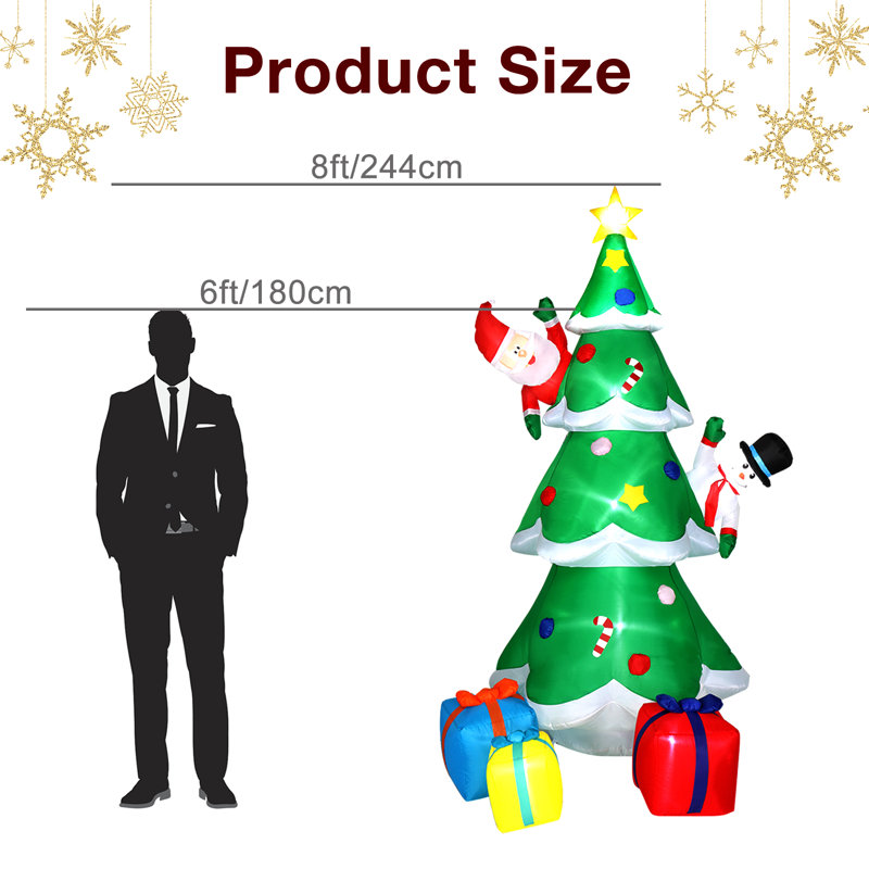 The Holiday Aisle® Christmas Tree Inflatable & Reviews | Wayfair