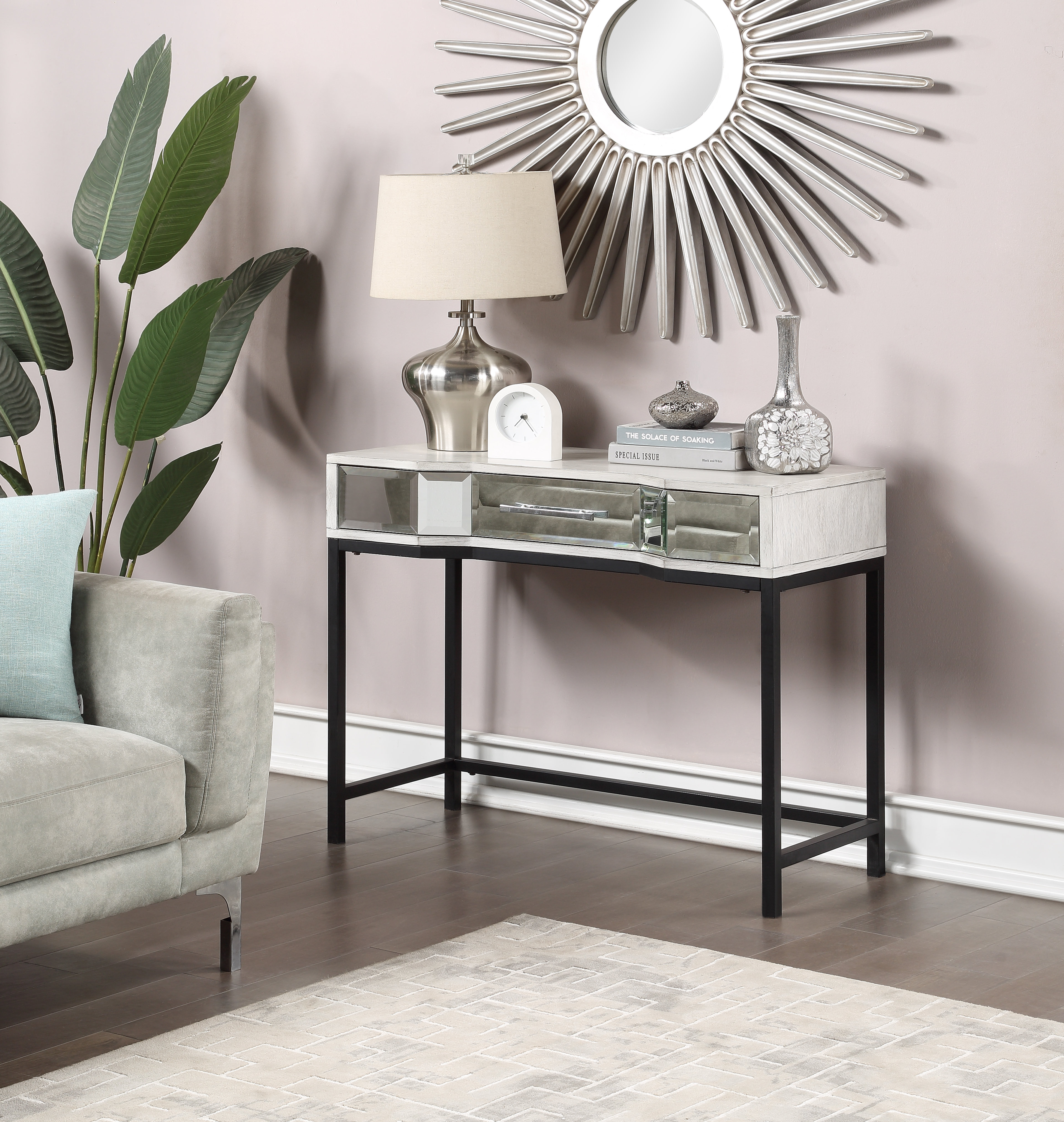 Everly Quinn Wes 38'' Console Table & Reviews | Wayfair