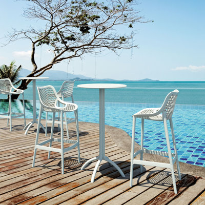 AllModern Farrah Patio Bar Stool & Reviews | Wayfair