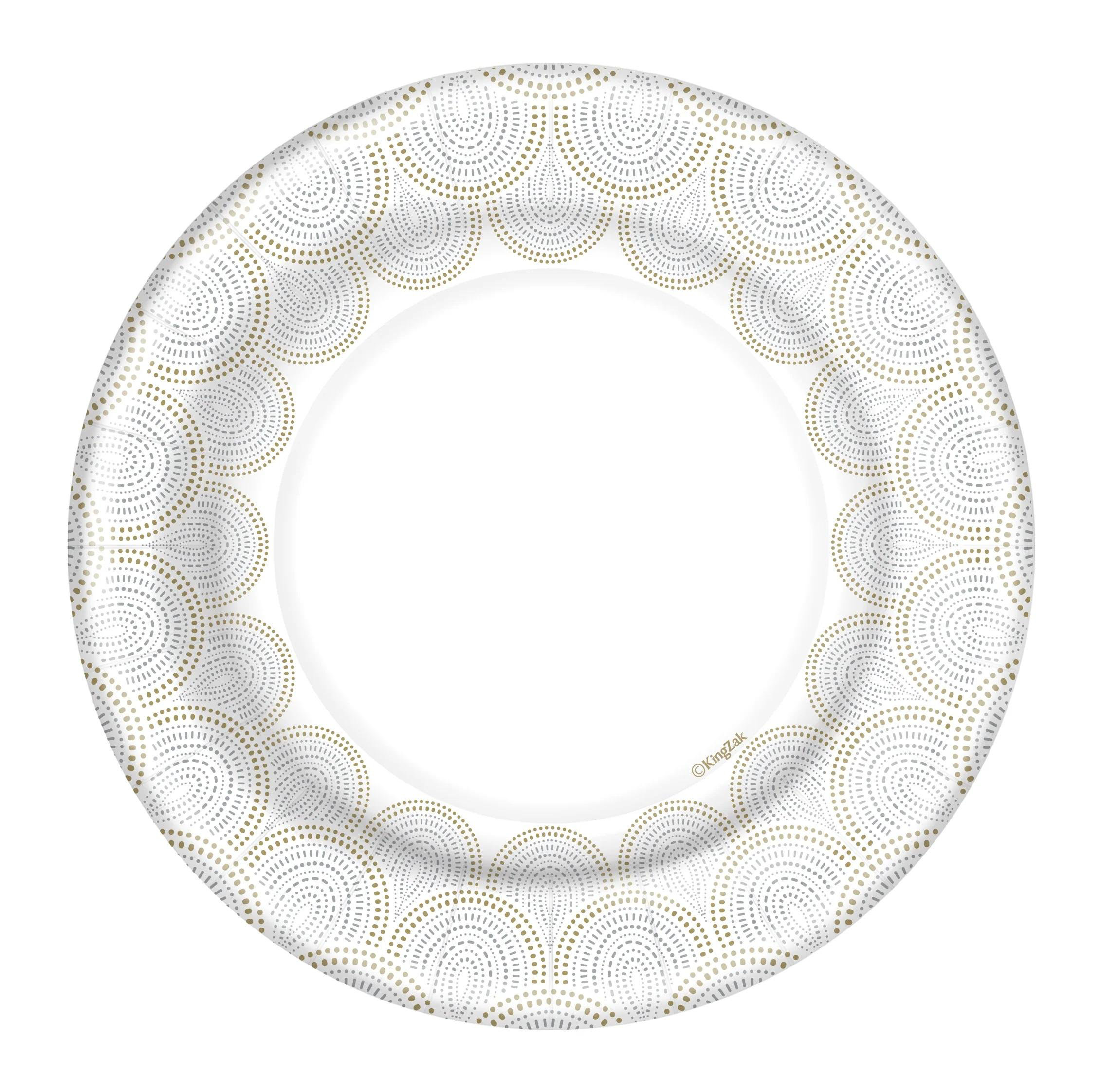 Nicole Fantini Hanna K Signature Metallic Rays 8" Salad/Dessert Paper ...