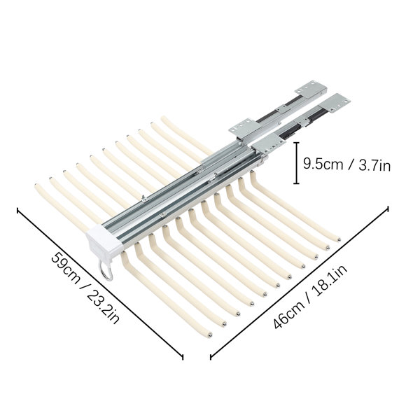 Rebrilliant Metal Wardrobe Pants Rack & Reviews | Wayfair