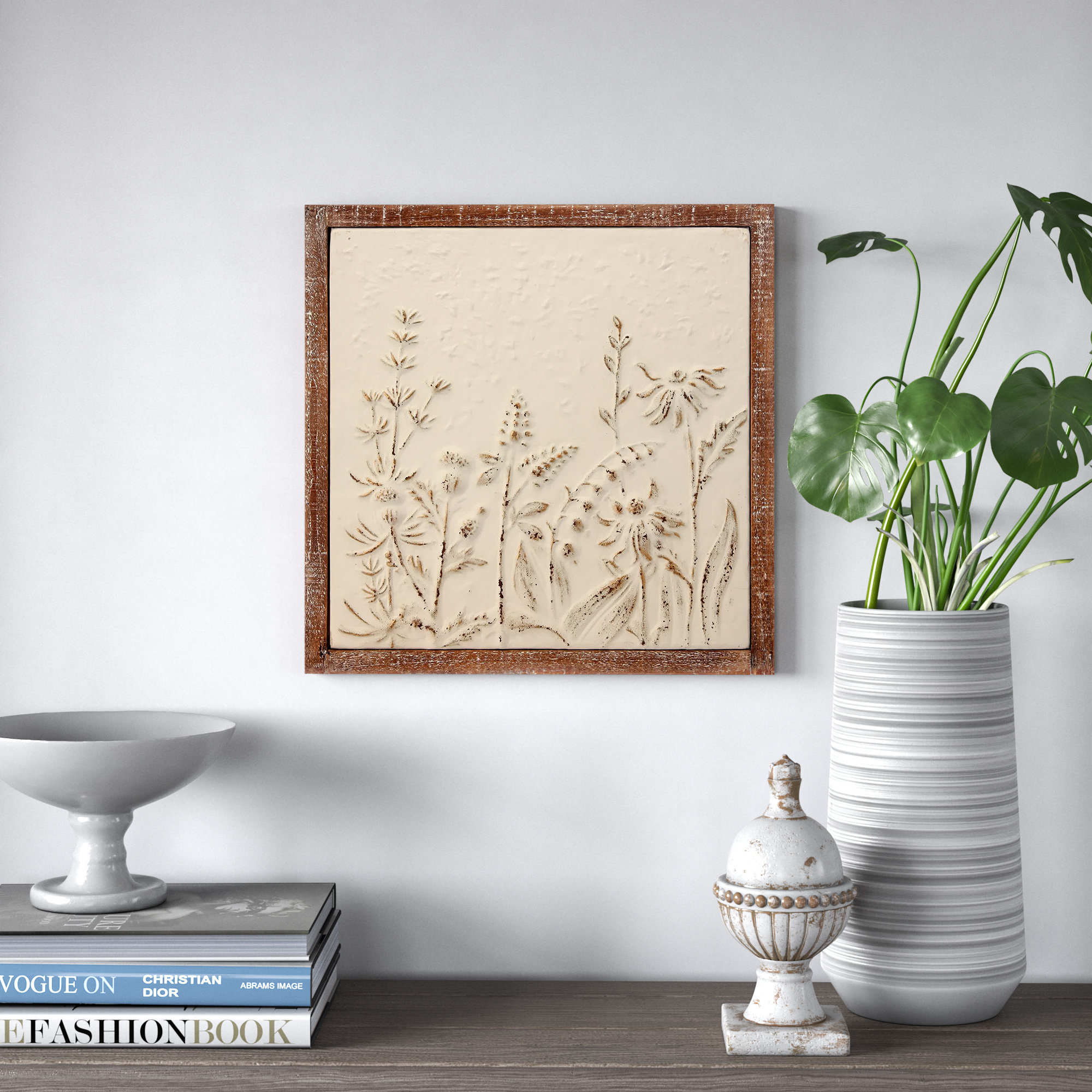 Kelly Clarkson Home Framed Wild Flower Plaque Wall Décor & Reviews ...