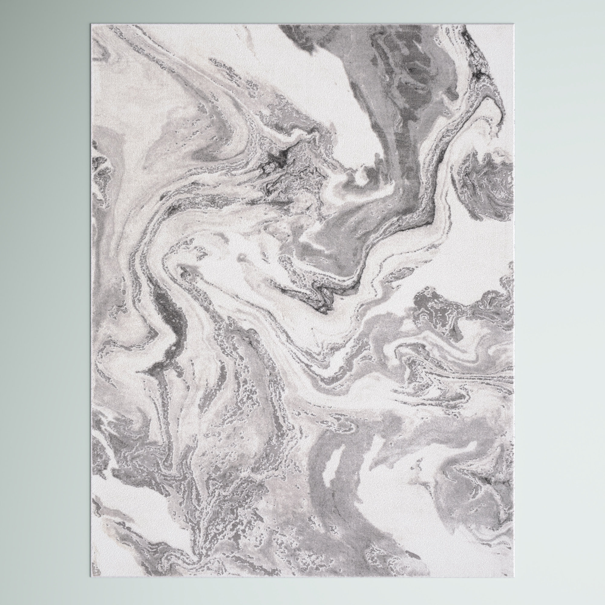 Greyleigh™ Bridgeton Modern Gray Area Rug & Reviews | Wayfair