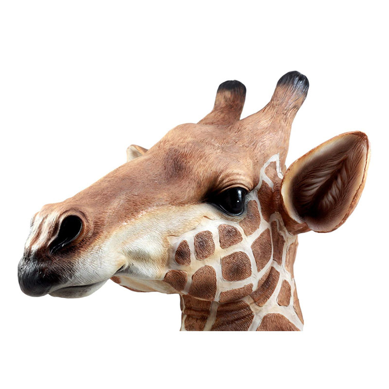 Dakota Fields Safari Giraffe Head Trophy Taxidermy Wildlife Animal Wall ...