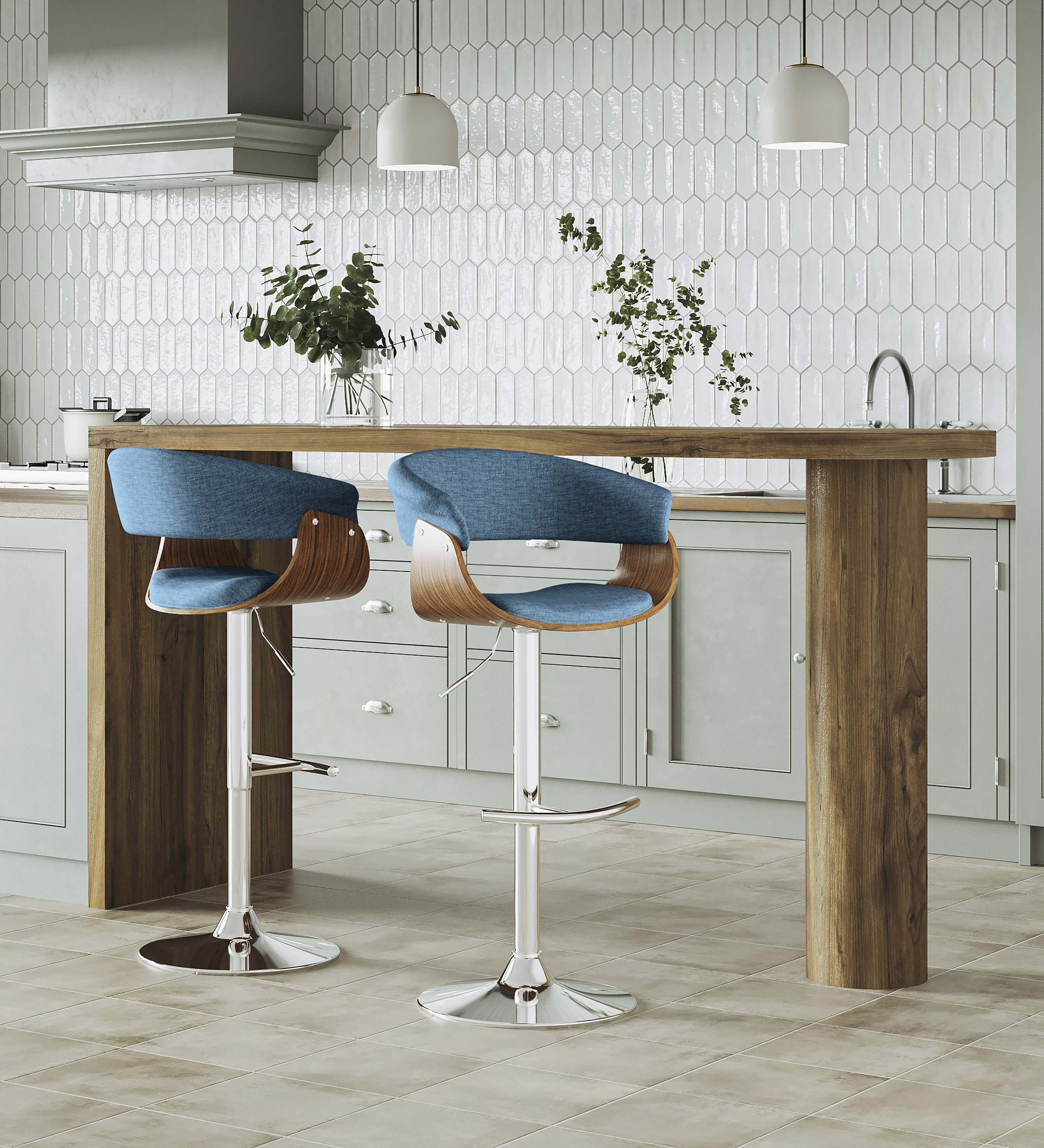 Wade Logan® Amein Swivel Adjustable Height Stool & Reviews | Wayfair