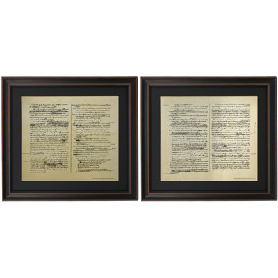 Alcott Hill® Jefferson's Rough Draft of the Declaration of Independence ...