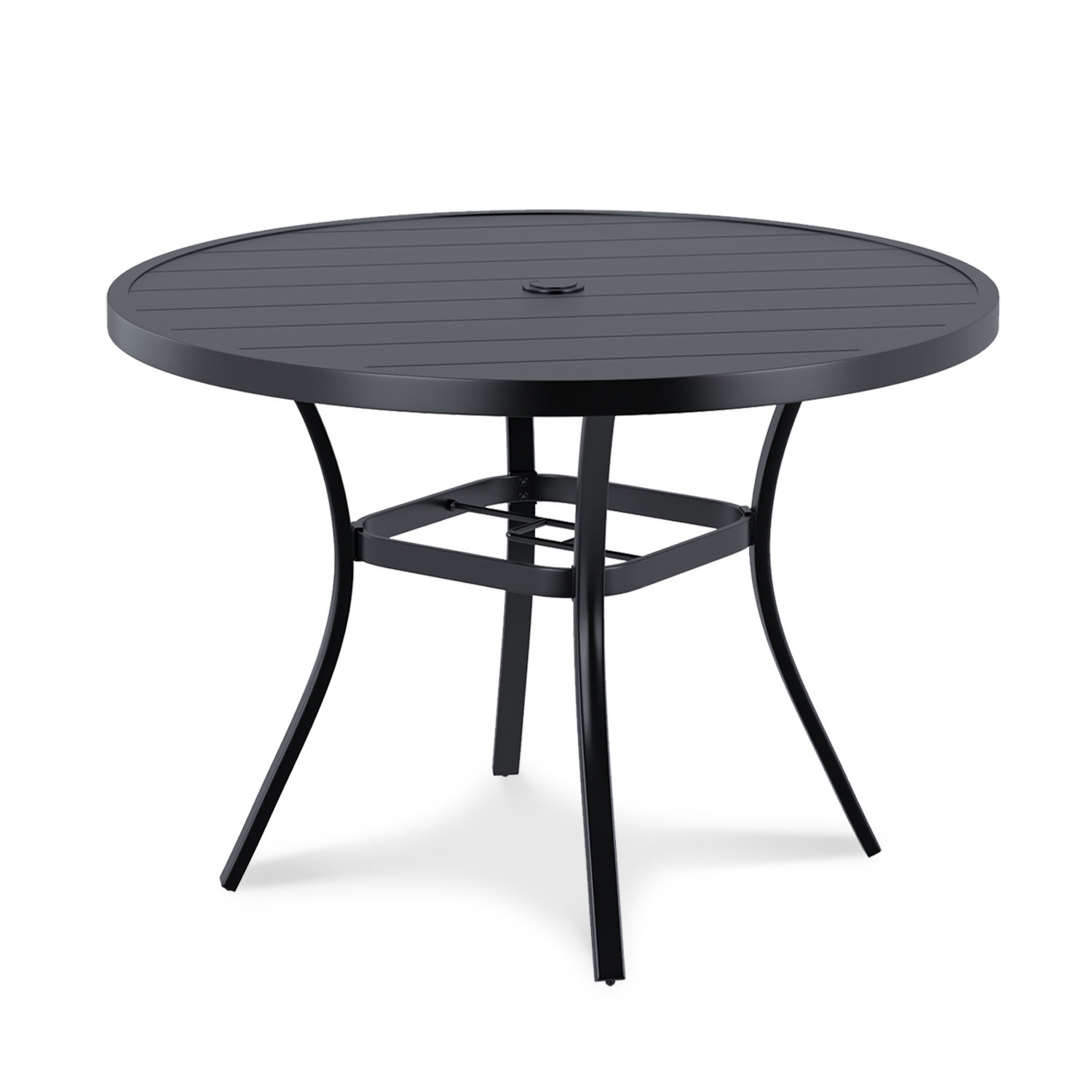 Red Barrel Studio® Malnar Powder Coated Steel Dining Table & Reviews ...