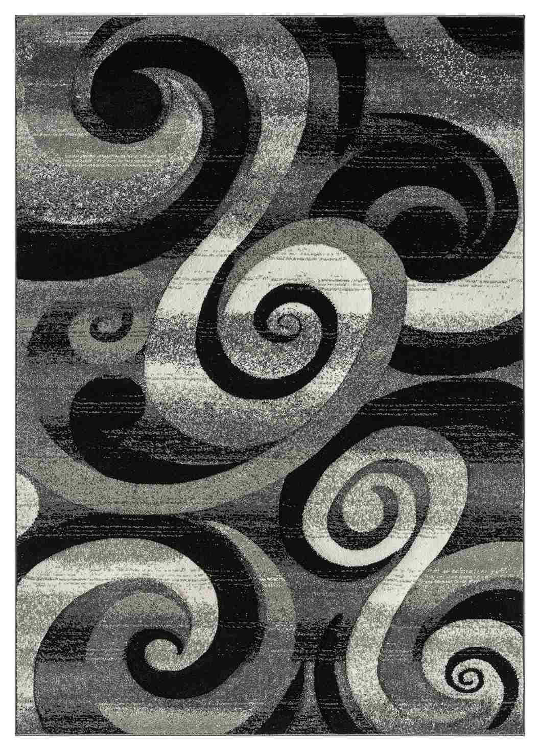 Wrought Studio™ Hand Carved Modern Abtsract Area Rug Carpet Soft ...