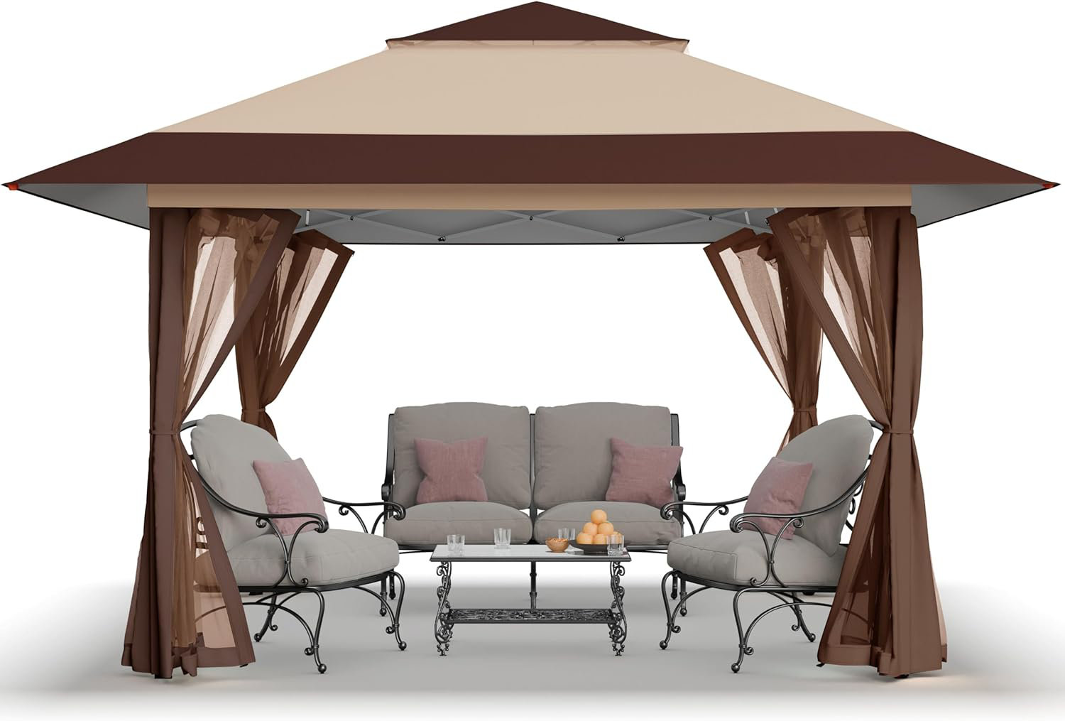 INKEDZ 13x13 Pop Up Gazebo, Canopy Tent, Gazebos on Clearance - Outdoor ...