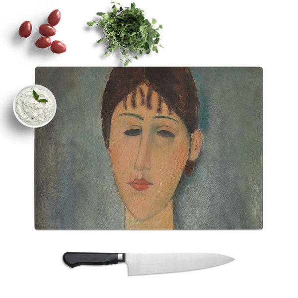 East Urban Home Portrait of a Woman Vol.2 by Amedeo Modigliani Chopping ...