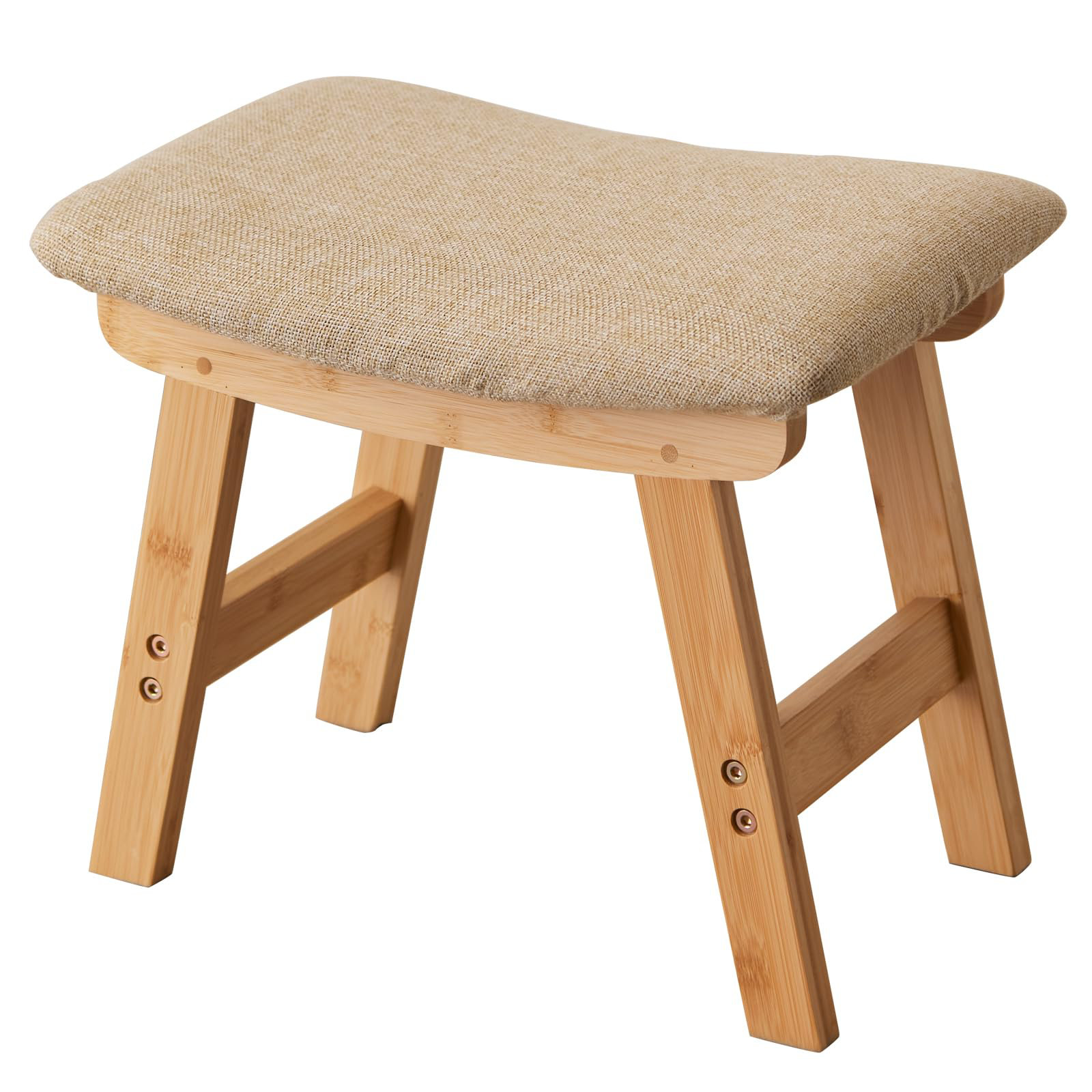 Ophelia & Co. Footstool, Ottoman, Bamboo Small Sofa Footstool, Under ...