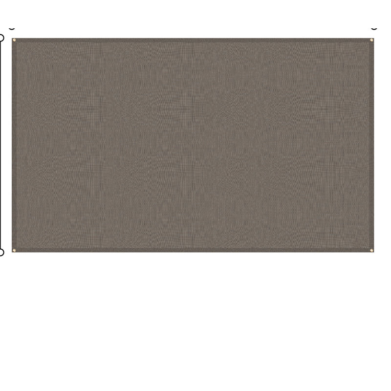 CENSTEEL Outdoor Pergola Sun Shade Cover Cloth Patio Canopy HDPE ...