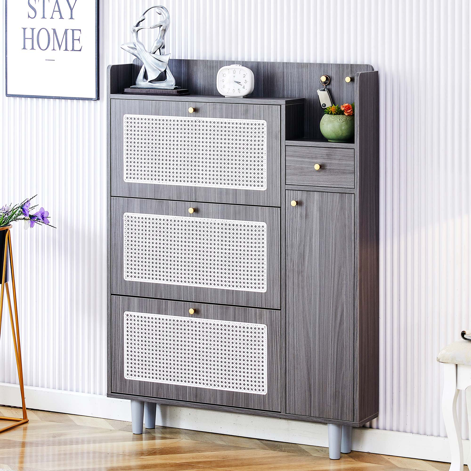 Bayou Breeze Modern Minimalist Storage Cabinet - Wayfair Canada