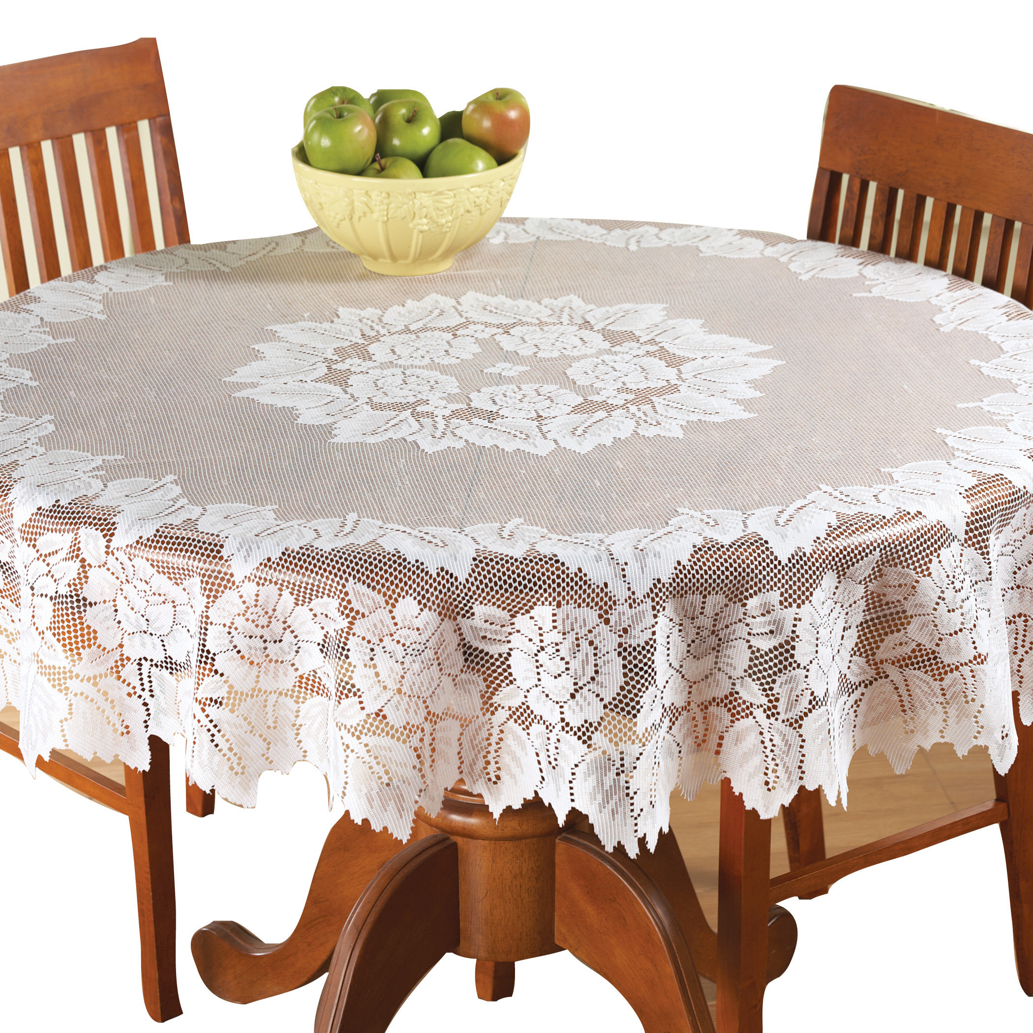 One Allium Way Damask Round Tablecloth & Reviews - Wayfair Canada