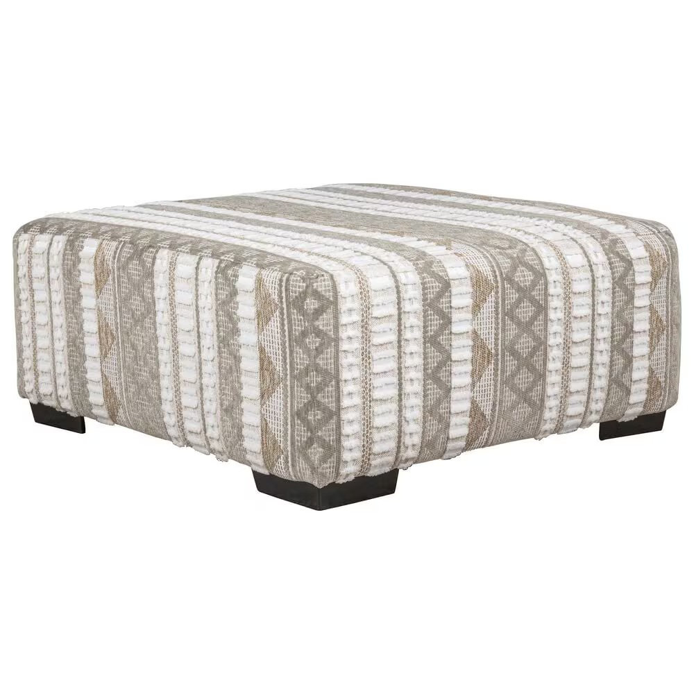 Dakota Fields Contemporary Style Solid Wood Form Ottoman | Wayfair