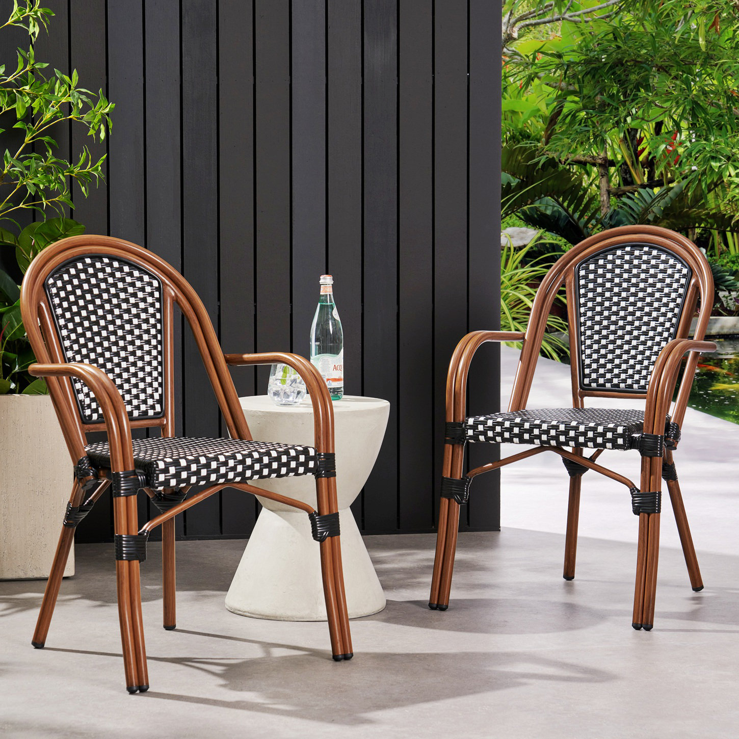 Breakwater Bay Aaliyanna Outdoor 18'' Stool | Wayfair