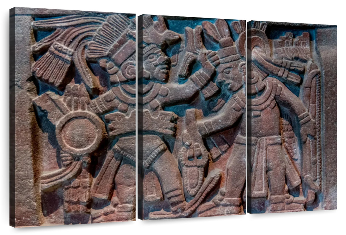 Ebern Designs Senne Aztec Stone Carving | Wayfair